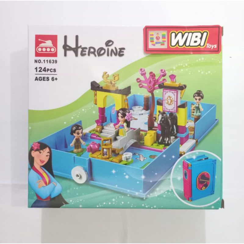 Jual Mainan Princess Story Book - Mulan - Ariel - Frozen - Belle ...