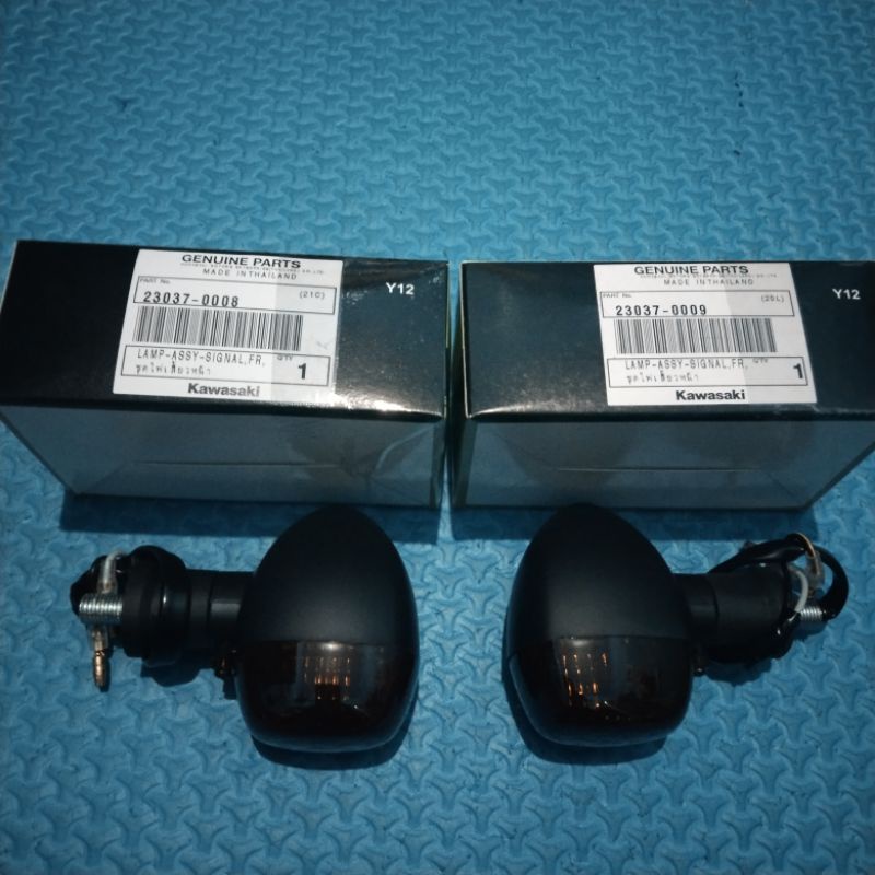 Jual Riting sen sein ninja 150 rr kanan kiri original Kawasaki | Shopee ...