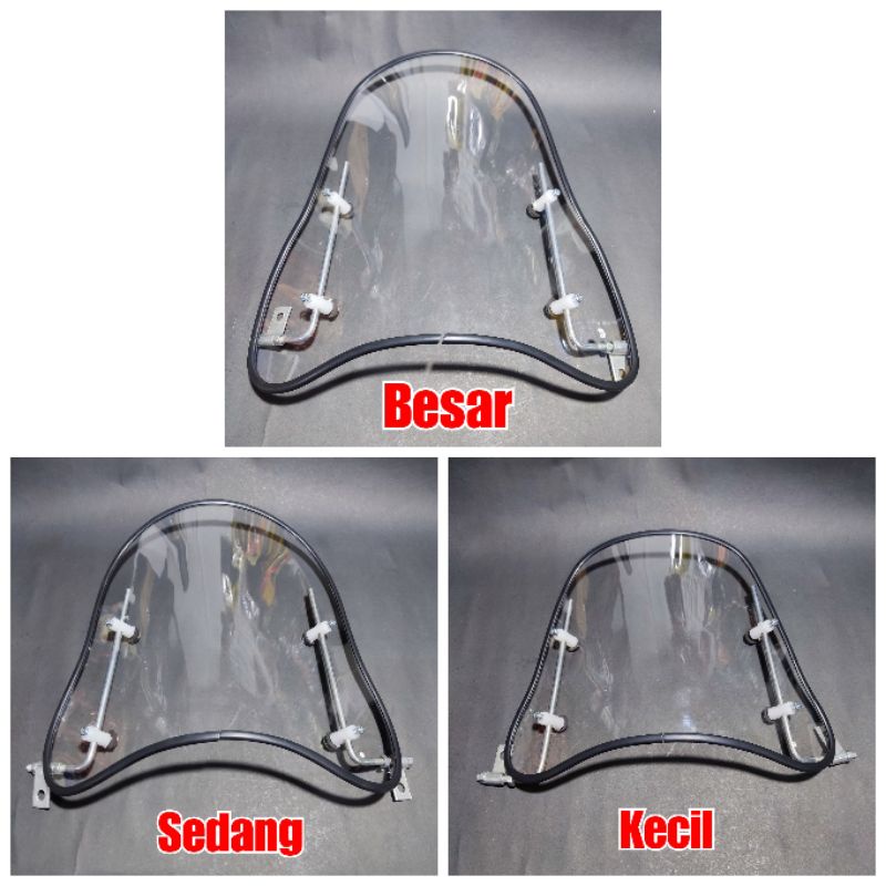 Jual WINDSHIELD WINSIL / TAMENG PELINDUNG ANGIN DAN DEBU UNIVERSAL ...