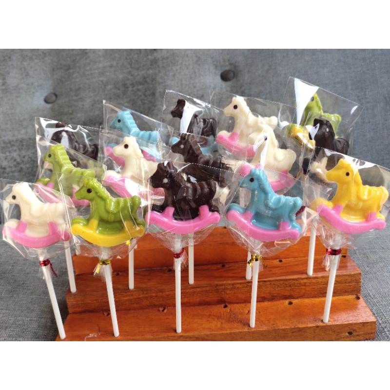 Jual coklat karakter kuda jajanan cokelat permen unik lucu | Shopee ...