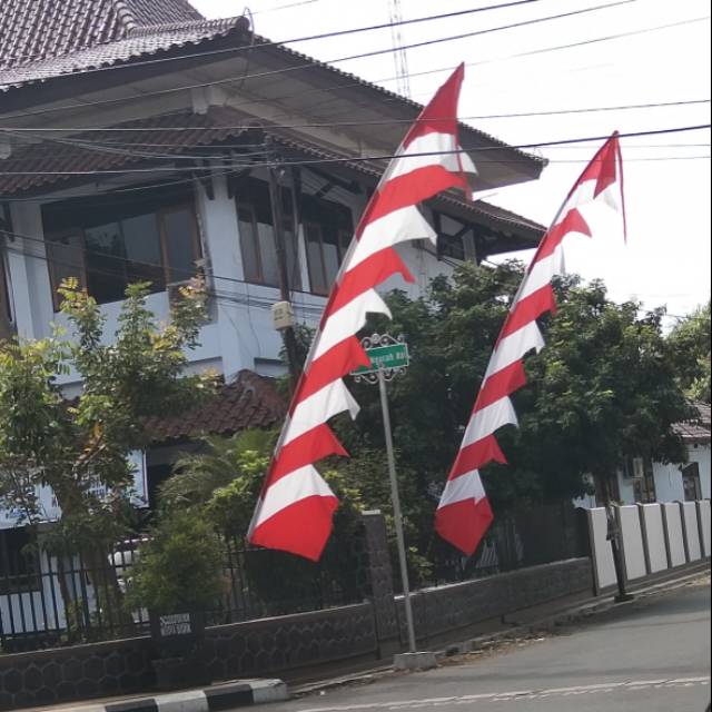 Jual Umbul umbul zigzag, bendera merah putih, | Shopee Indonesia