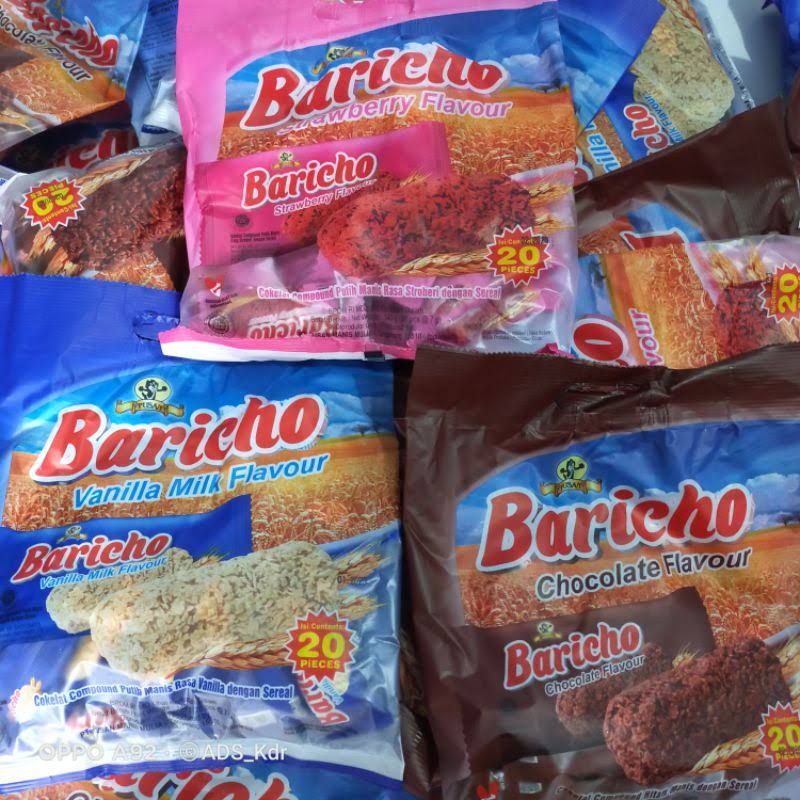 Jual baricho snack oat snack sereal coklat dan strawberry | Shopee ...