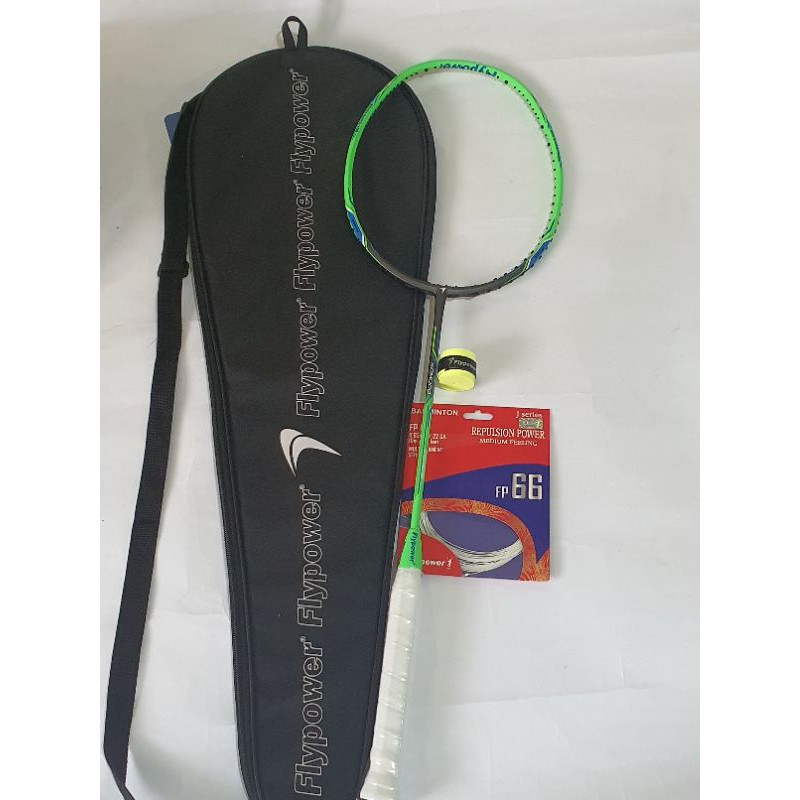 Jual Raket Badminton Flypower Komodo Bonus Tas + Senar + Grip Original ...