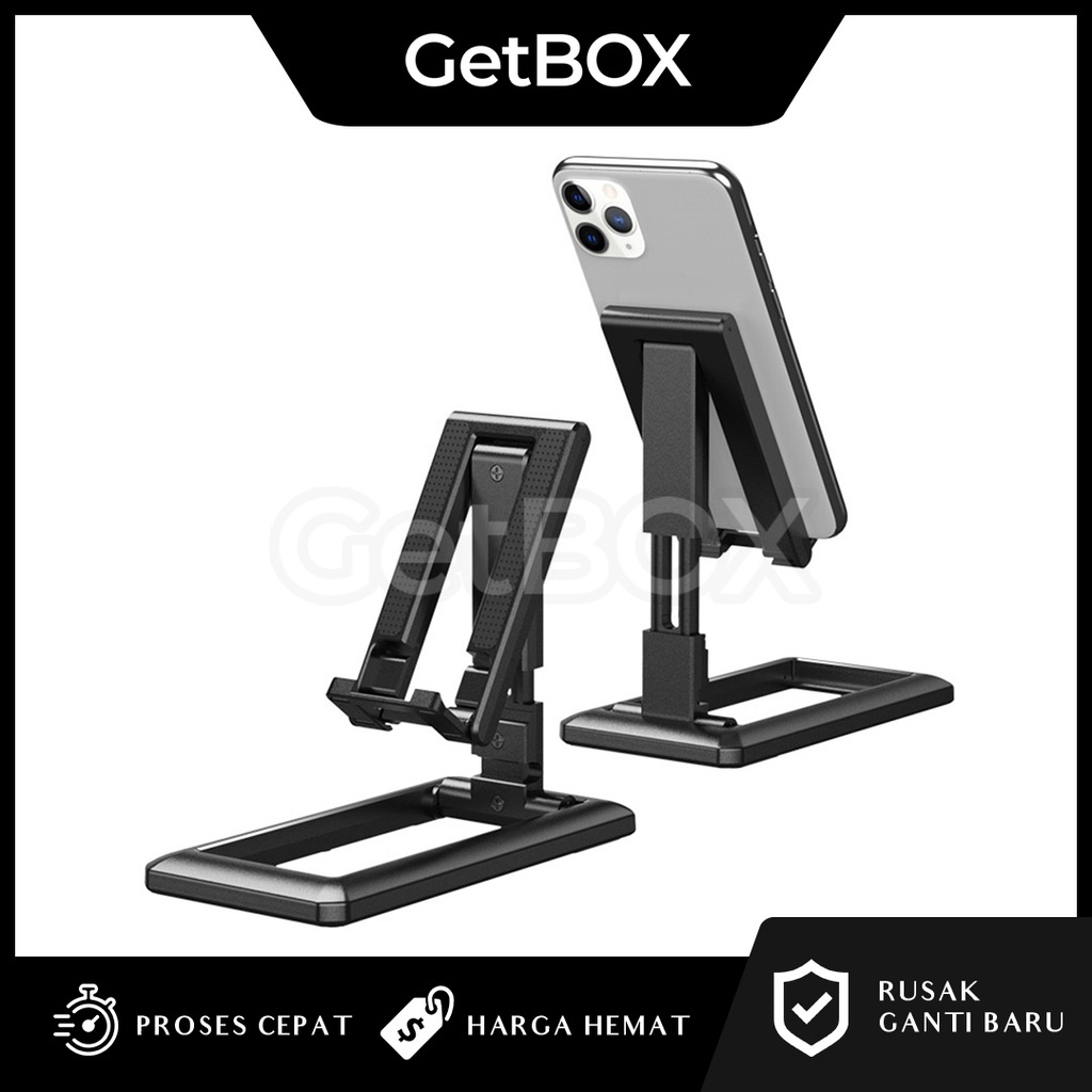 Jual Phone Holder Meja Stand HP Lipat Untuk Belajar Online Zoom Meeting ...
