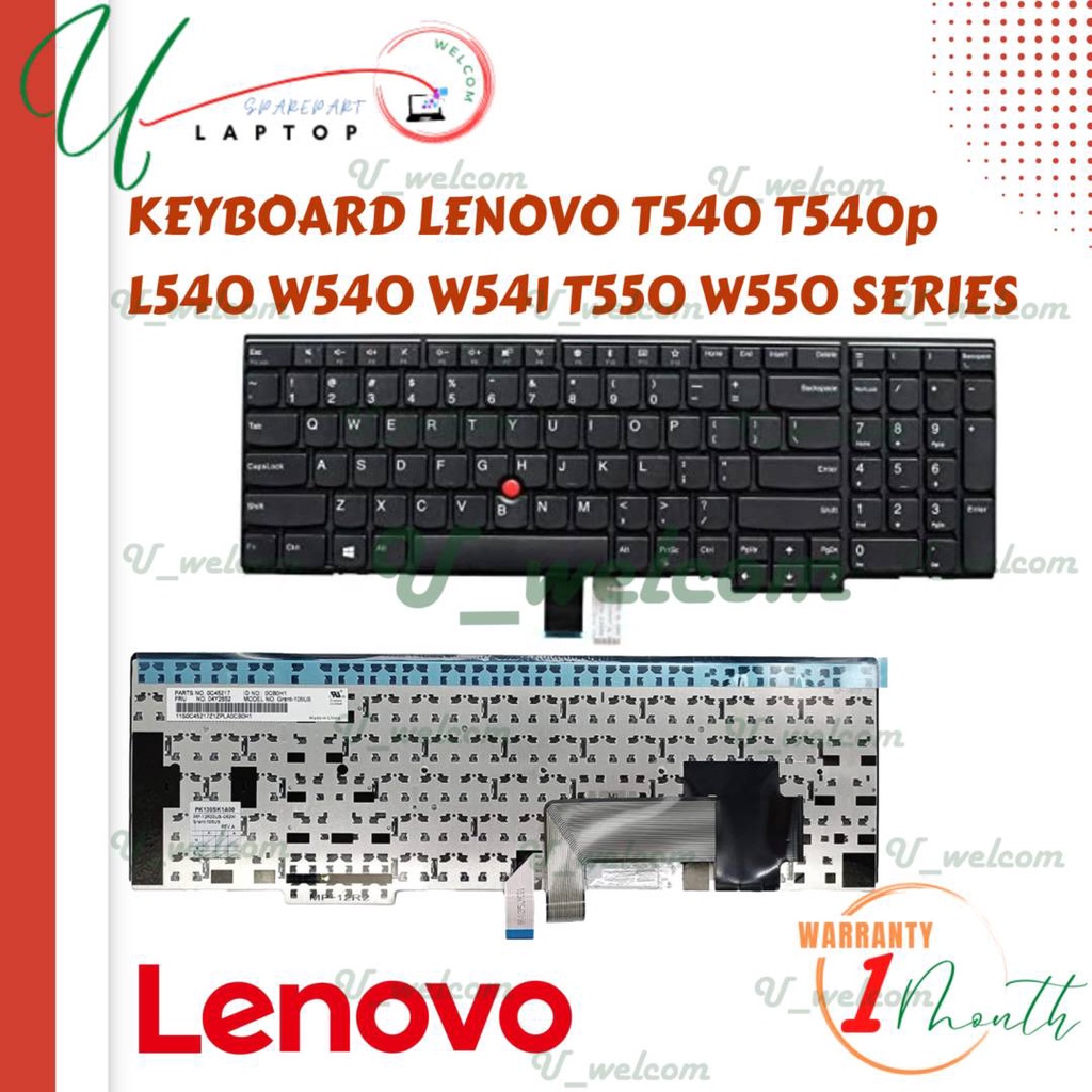 Jual KEYBOARD T540p T550 T560 W540 W541 W550 W550s L540 L560 L570 ...