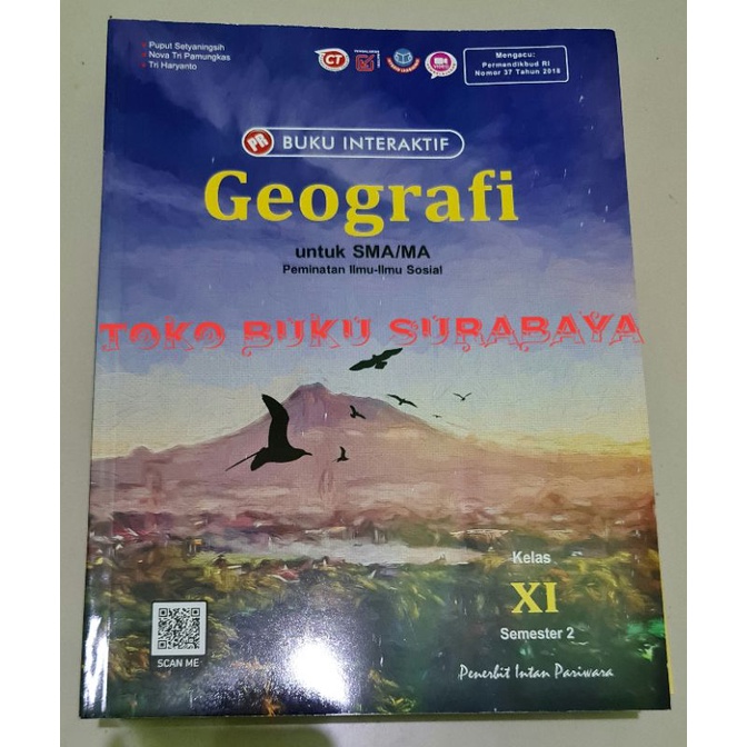 Jual Buku PR / LKS interaktif geografi kelas XI, 11 semester 2 (K13 revisi). 2021/2022. Intan ...