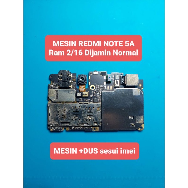 Jual MESIN REDMI NOTE 5A Ram 2/16 DIJAMIN NORMAL Siap PAKAI | Shopee ...