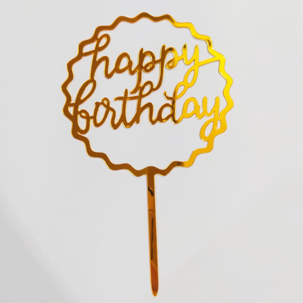 Jual Topper Kue / Buket Bunga Happy Birthday & Happy Anniversary Bahan ...