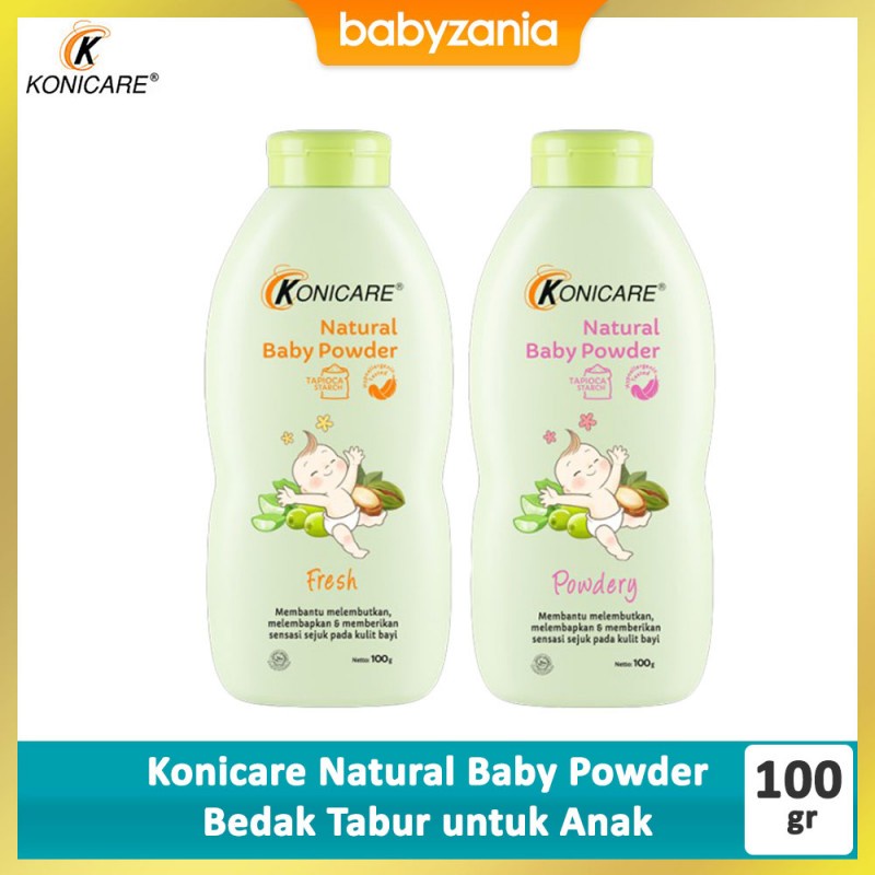 Jual Konicare Natural Baby Powder Bedak Tabur Bayi - 100 gr | Shopee ...