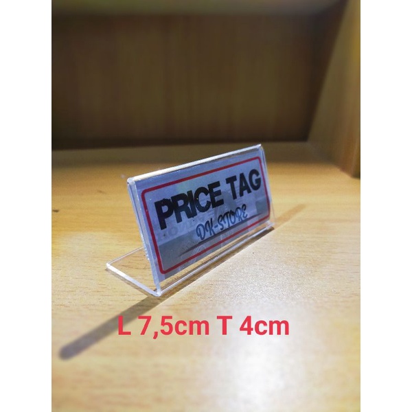 Jual akrilik label harga,price tag,name tag,promosi | Shopee Indonesia