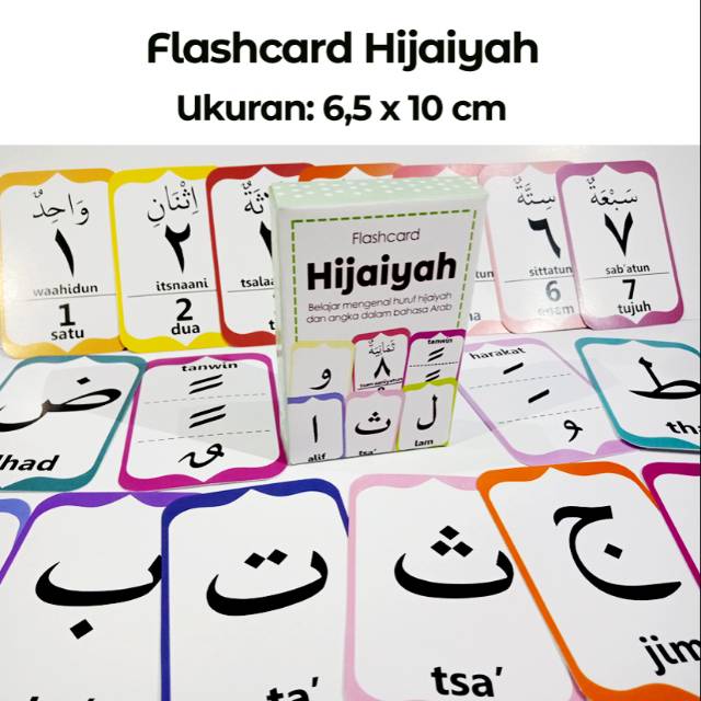 Jual Flashcard hijaiyah / Flash Card / kartu pintar belajar huruf ...