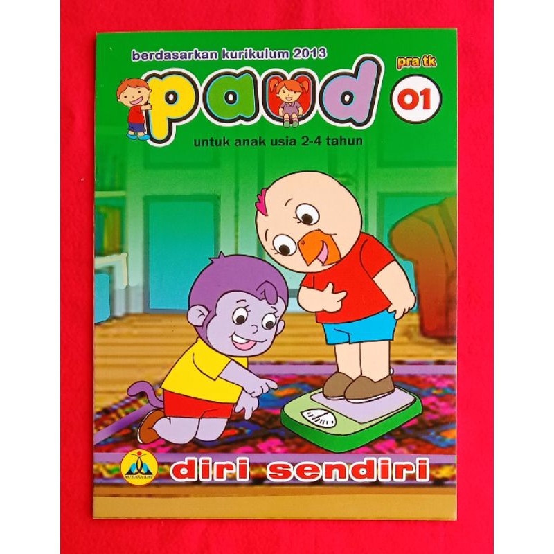 Jual MAJALAH PAUD PRA TK TEMA DIRI SENDIRI, MAJALAH PELAJARAN TK PAUD ...