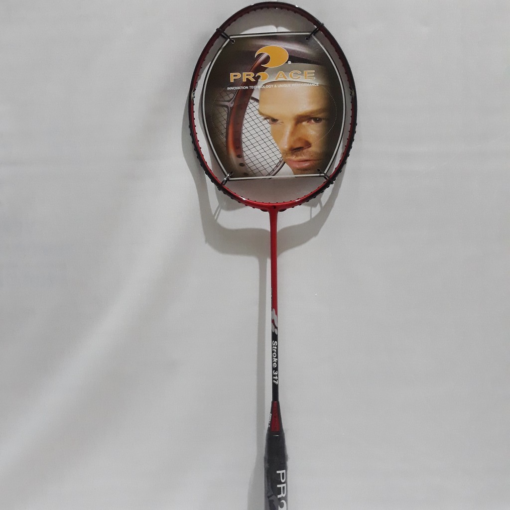 Jual Raket Original Pro Ace Stroke 317 Bonus Komplit Badminton | Shopee ...