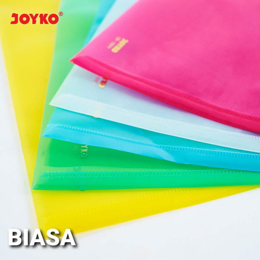 Jual JOYKO DATA BAG F4 / TAS DATA MAP KANCING JOYKO F4 TRANSPARAN MURAH ...
