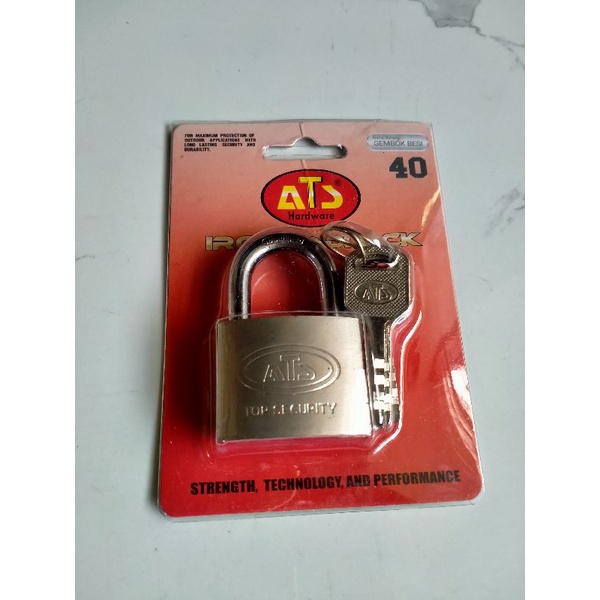 Jual gembok ats 40 mm pendek ATS 40mm | Shopee Indonesia