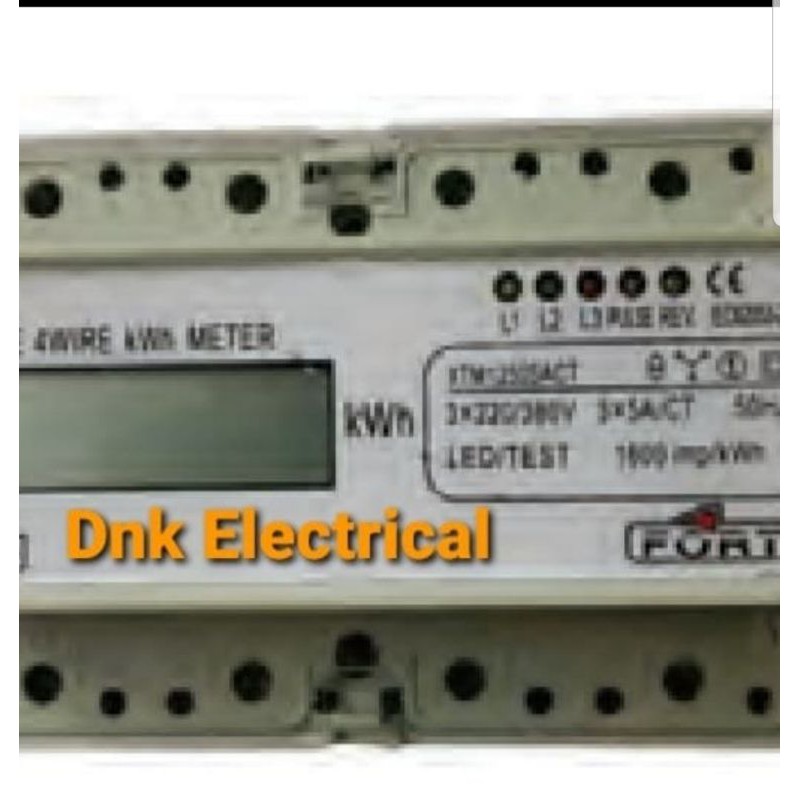 Jual KWH Meter 3 Phase Merk FORT XTM1250SACT Digital via CT | Shopee Indonesia