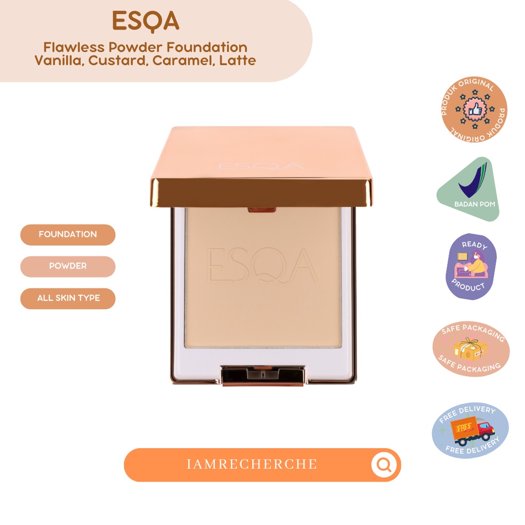 Jual ESQA Flawless Powder Foundation | Shopee Indonesia