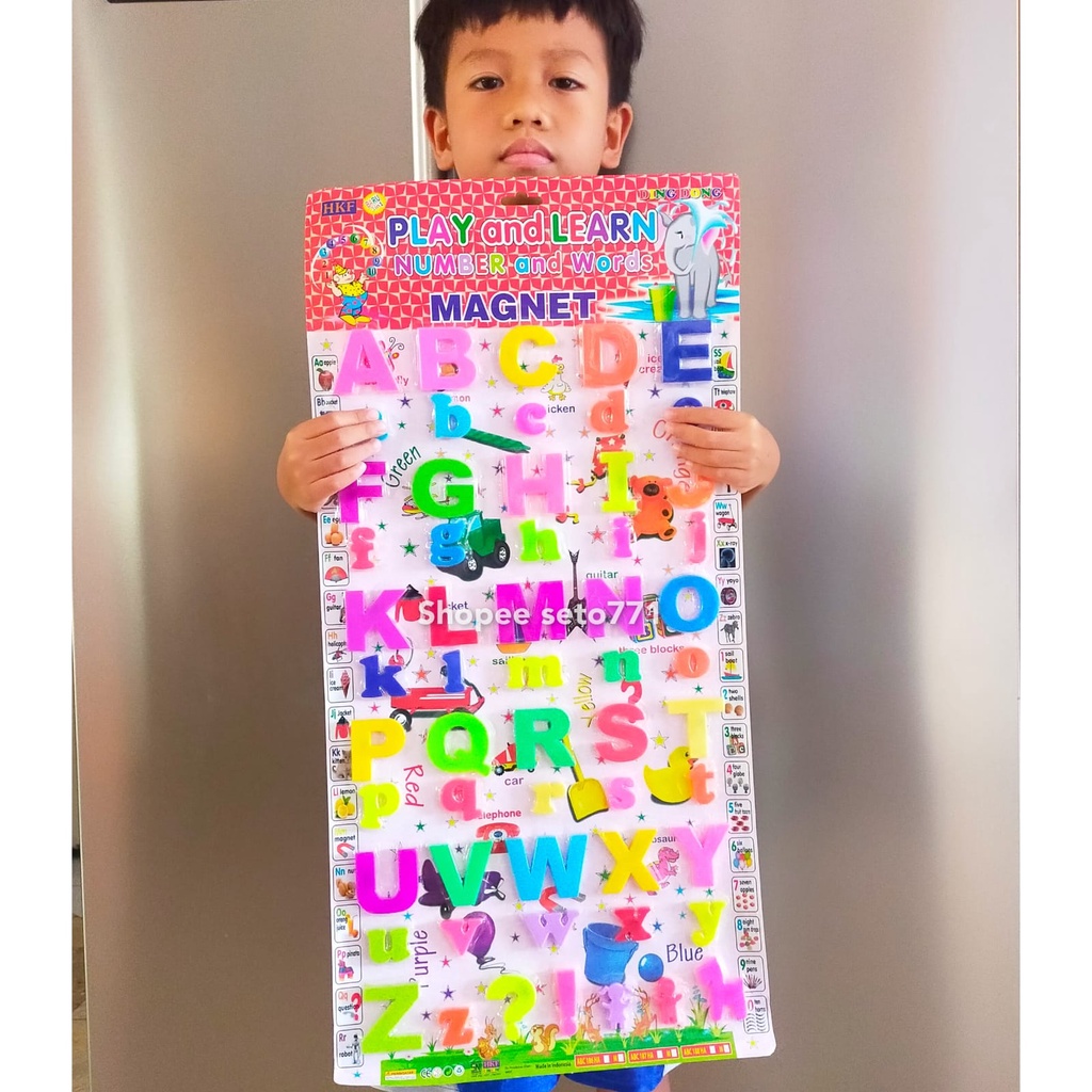 Jual Magnet Huruf Ukuran Jumbo Huruf Kapital & Kecil Magnetic Besar ...
