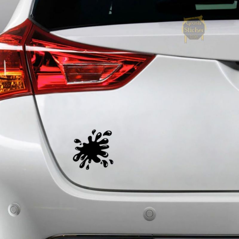 Jual Sticker Splash stiker bercak cairan atau cat sticker cutting harga ...