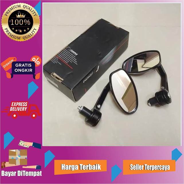 Jual Termurah Spion Jalu Oval Bar End Replika Rizoma Universal Aerox ...