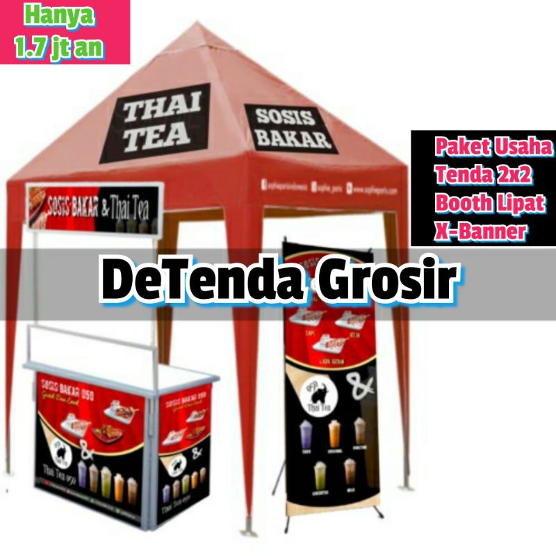 Jual Paket Tenda Usaha & Promosi Komplit (Free Tas & X-Banner ...