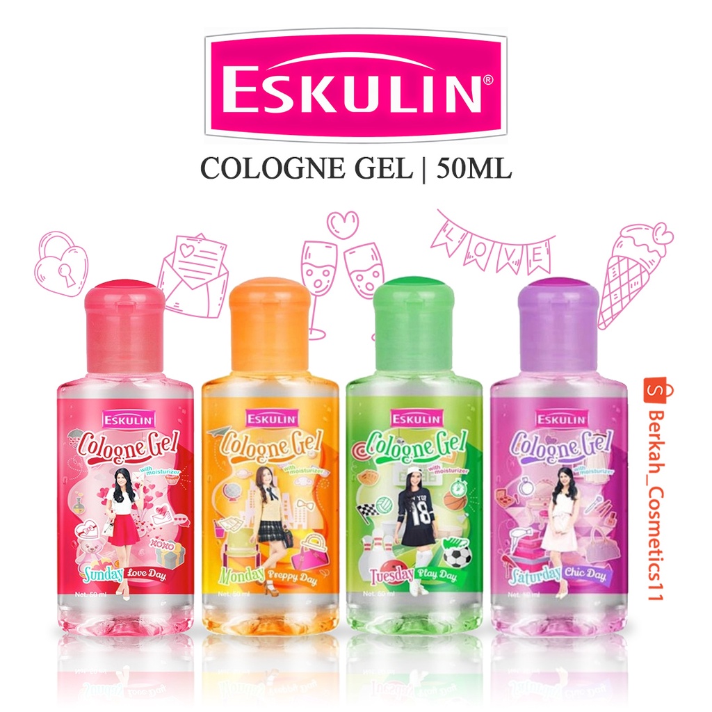 Jual Eskulin cologne gel [All Varian] Kemasan Baru 50ml | Shopee Indonesia