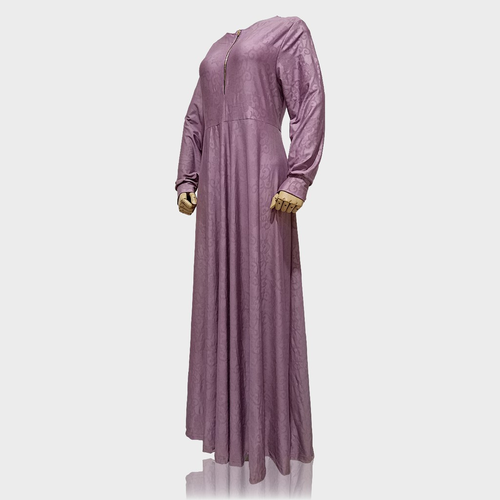 Jual Gamis Jersey Emboss Baju Wanita Dewasa Long Dress Muslim Motif ...