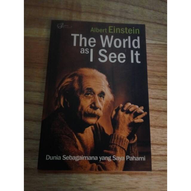 Jual ORIGINAL Buku The World As I See It - Albert Einstein | Shopee ...