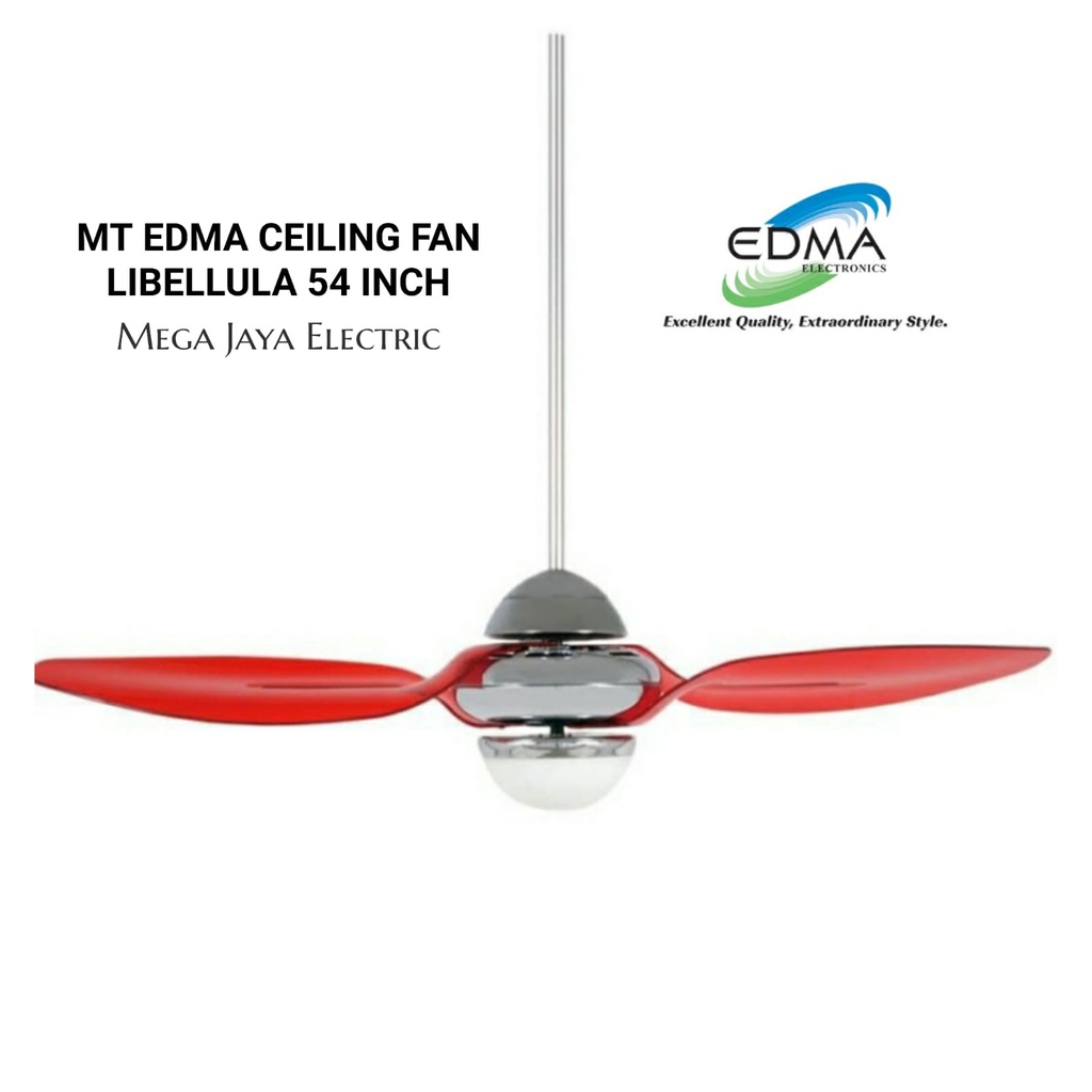 Jual MT EDMA CEILING FAN LIBELLULA 54 INCH DC REMOTE CONTROL / KIPAS ...