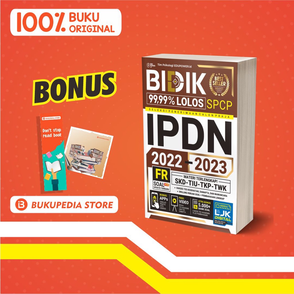 Jual BUKU KEDINASAN BIDIK 99,99% LOLOS SPCP IPDN 2022 - 2023 - FORUM EDUKASI - BEST SELLER ...
