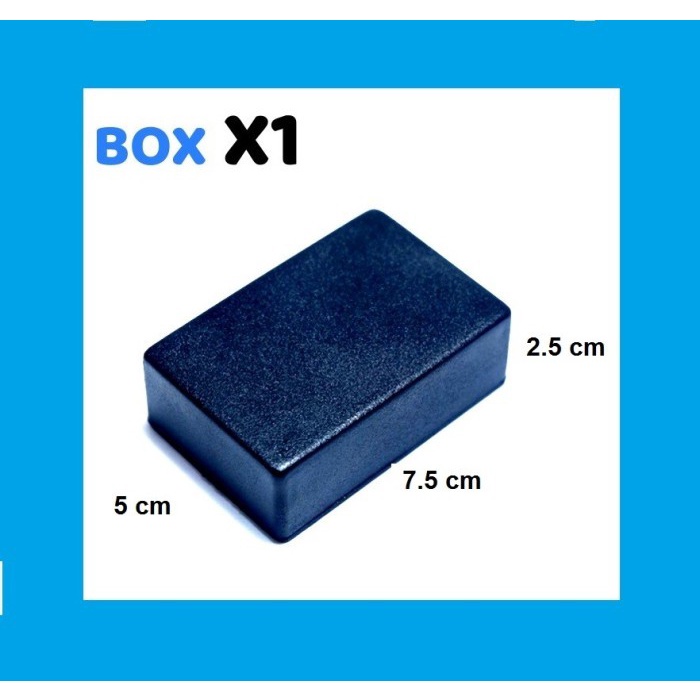 Jual Box X1 Hitam Universal Kotak Plastik Elektronik Serbaguna | Shopee ...