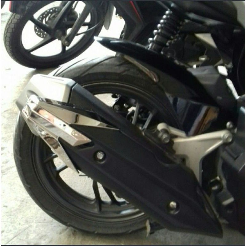 Jual Garnish Tutup Knalpot Cover Muffler New Vario 125 150 2018-2024 Original Honda AHM | Shopee ...