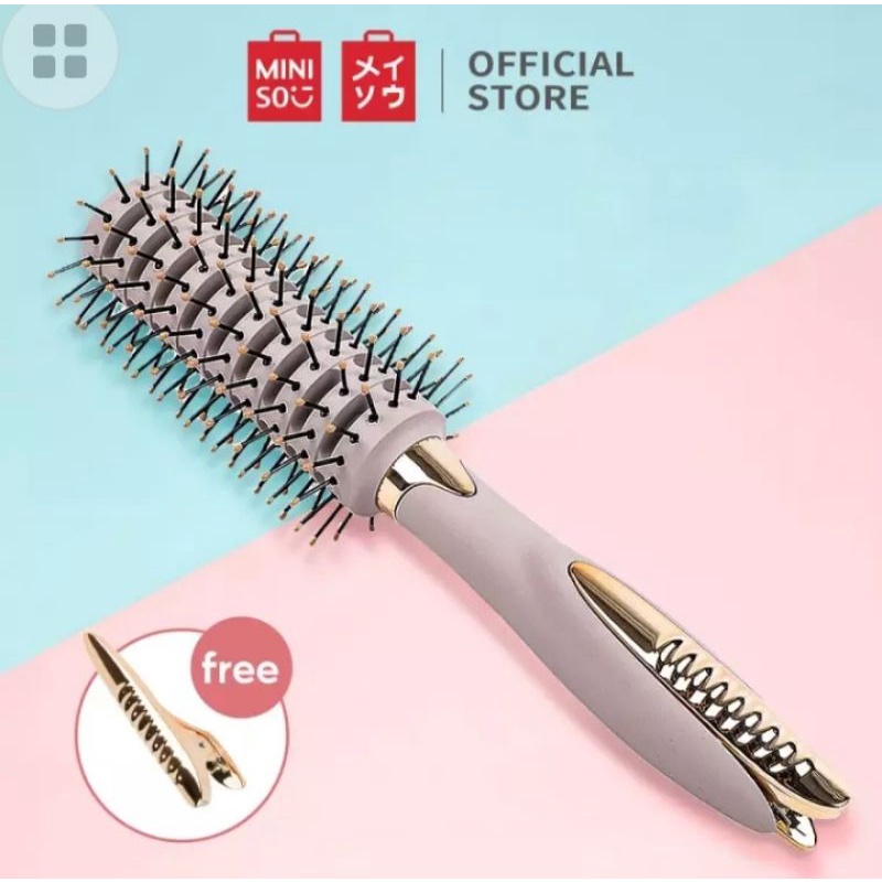 Jual miniso sisir blow alumunium hair comb | Shopee Indonesia