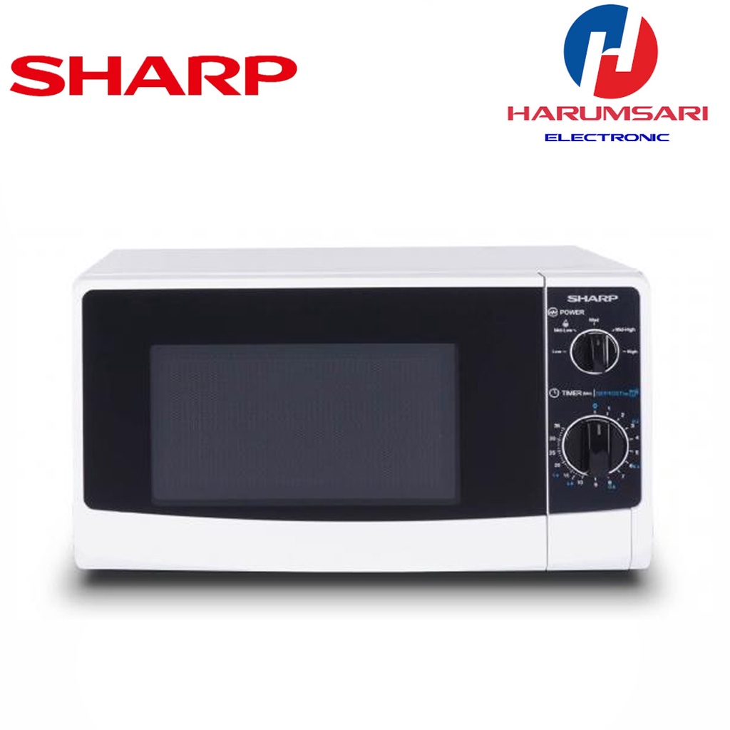 Jual SHARP Microwave Low Watt R 220MA-WH Kapasitas 20 Liter | Shopee ...