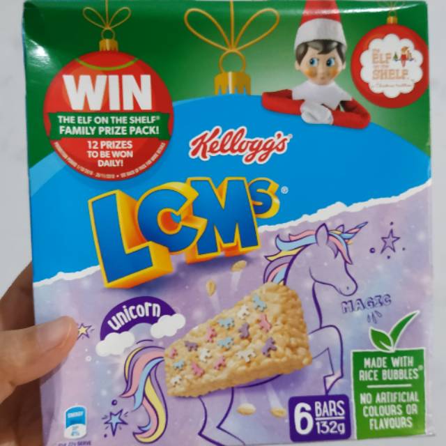 Jual Kellogg's LCMs Unicorn Rice Bubbles Bars 6 pack | Shopee Indonesia