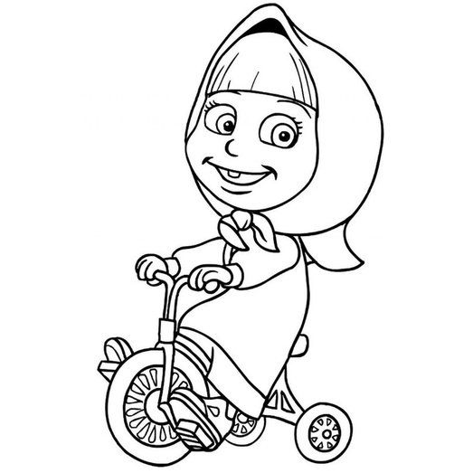 Jual Gambar mewarnai anak Masha and the bear | Shopee Indonesia