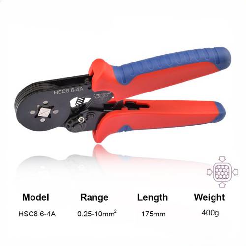Jual Tang Pres Skun Ferrule HSC8 6-4A (0.25~10mm) Crimping Tool ...