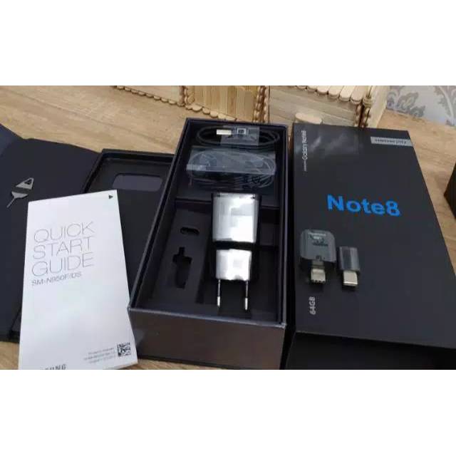 Jual Dua box Samsung note8 fullset free imei ( pesanan bosku) | Shopee ...