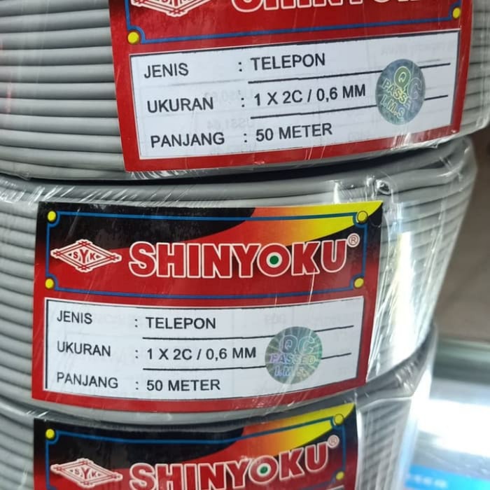 Jual Kabel telepon Shinyoku 50 meter | Shopee Indonesia