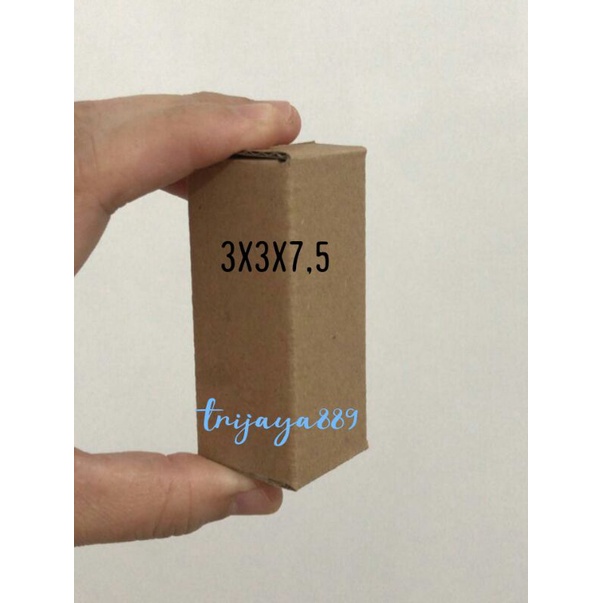 Jual box packing kecil uk. 3x3x7,5 | Shopee Indonesia