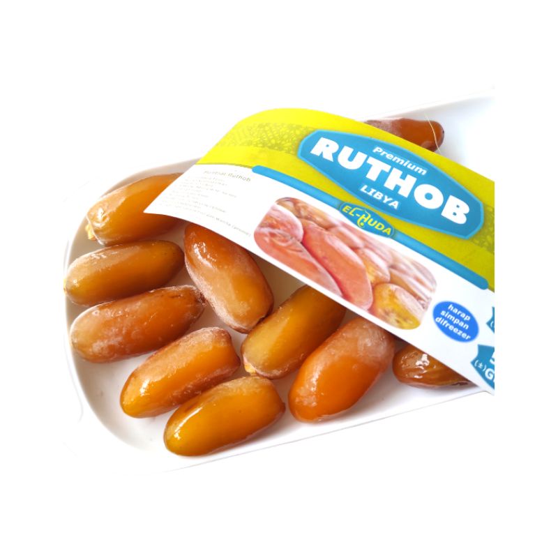 Jual (terlaris) Kurma Ruthob/Ruthab Libya 1kg (EL HUDA) Harga Grosir ...