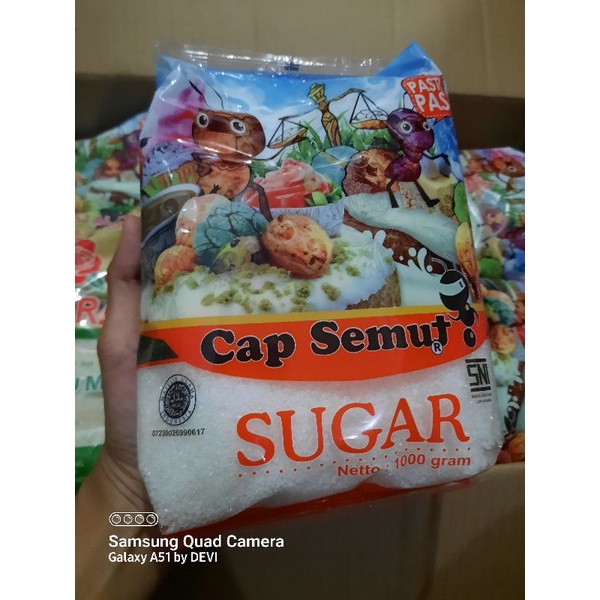 Jual GULA PASIR CAP SEMUT 1 KG | Shopee Indonesia