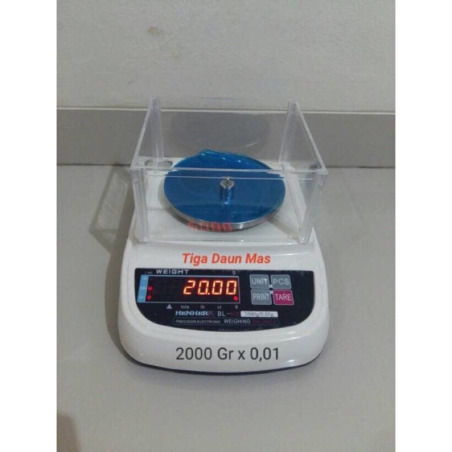 Jual Timbangan emas Henherr 2 Kg / timbangan analitik Henherr 2 Kg ...
