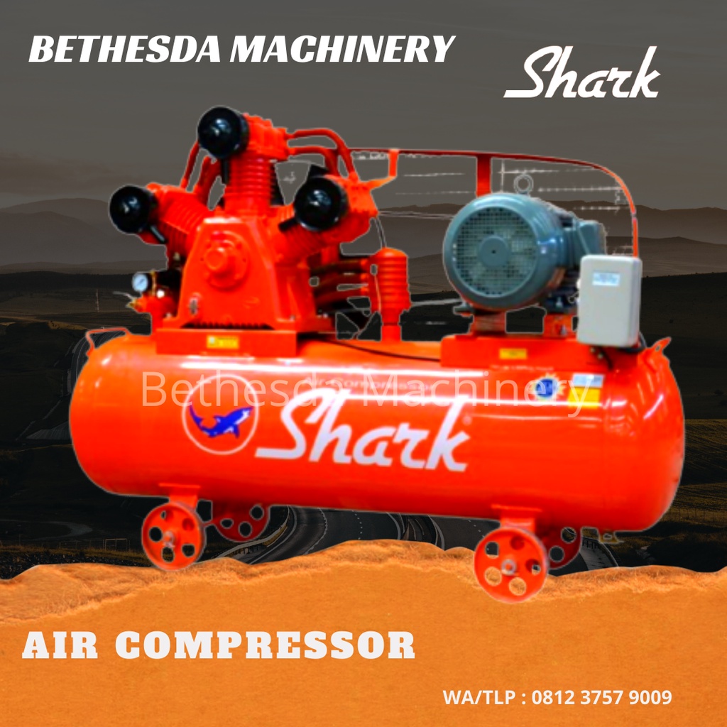 Jual Mesin Kompresor 10HP Shark ACL-FG 10 HP TA UNLD + Diesel ZS1115 ...