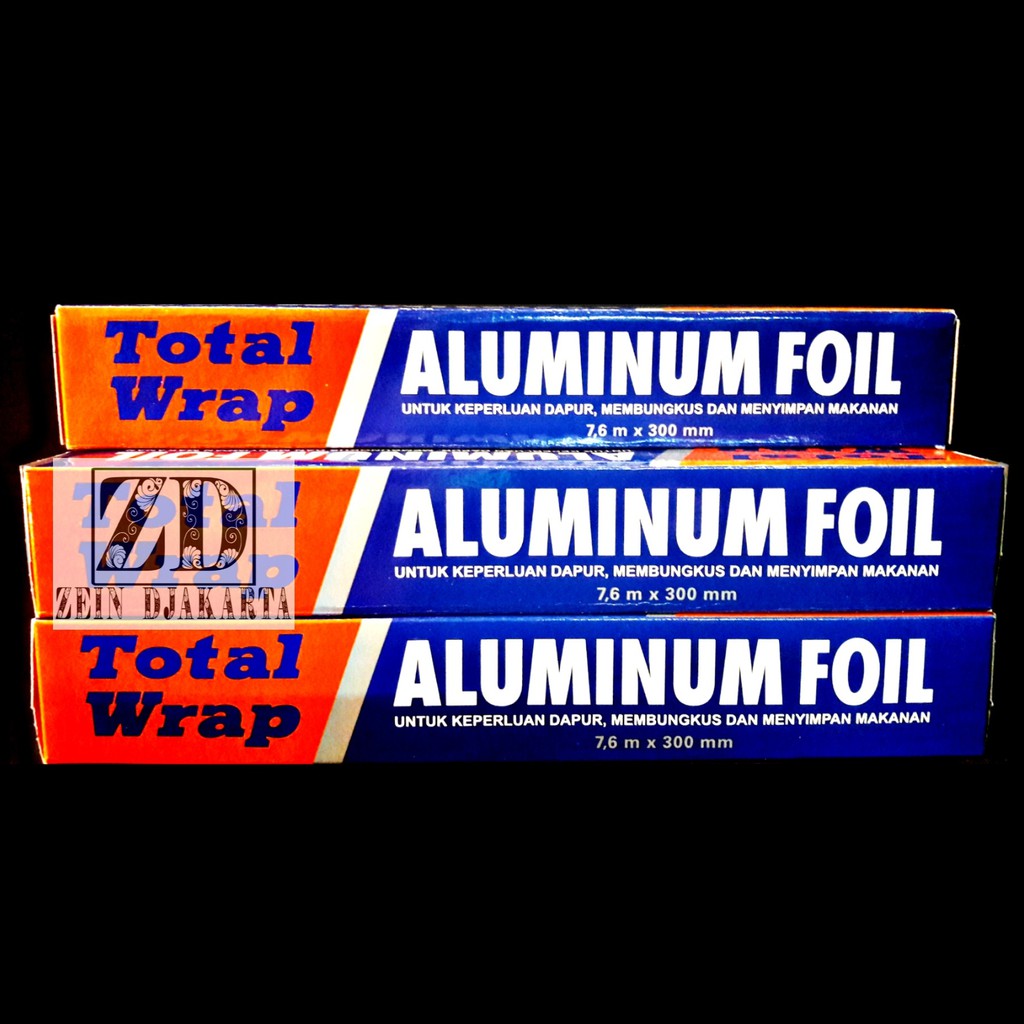 Jual Alumunium Foil Roll Total Aluminum Foil P 7,6m x L 30 Cm (300mm) | Shopee Indonesia