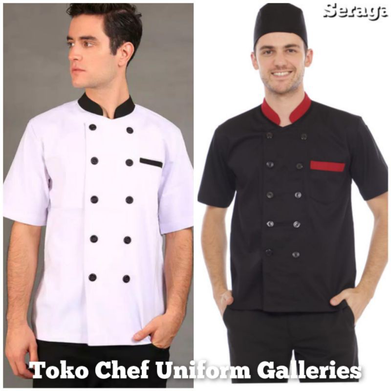 Jual Baju Chef Kombinasi Pendek | Shopee Indonesia