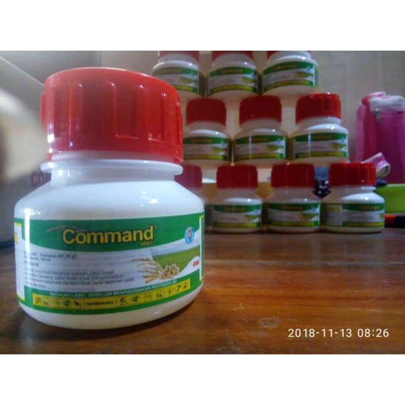 Jual Herbisida COMMAND 480 EC ASLI TERJAMIN Obat Gulma padi daun lebar ...