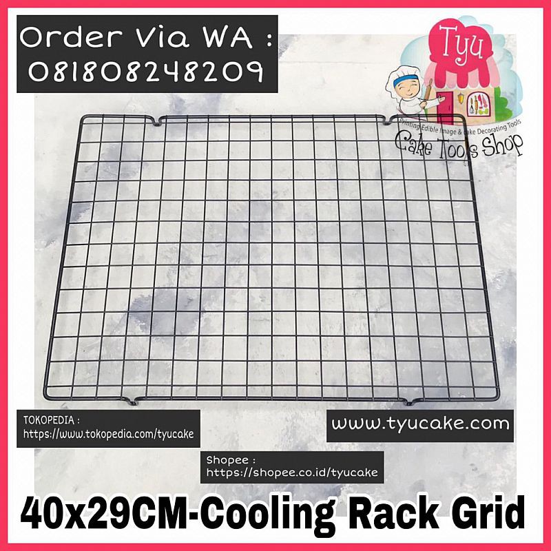 Jual 40x29CM-Cooling Rack Grid | Shopee Indonesia