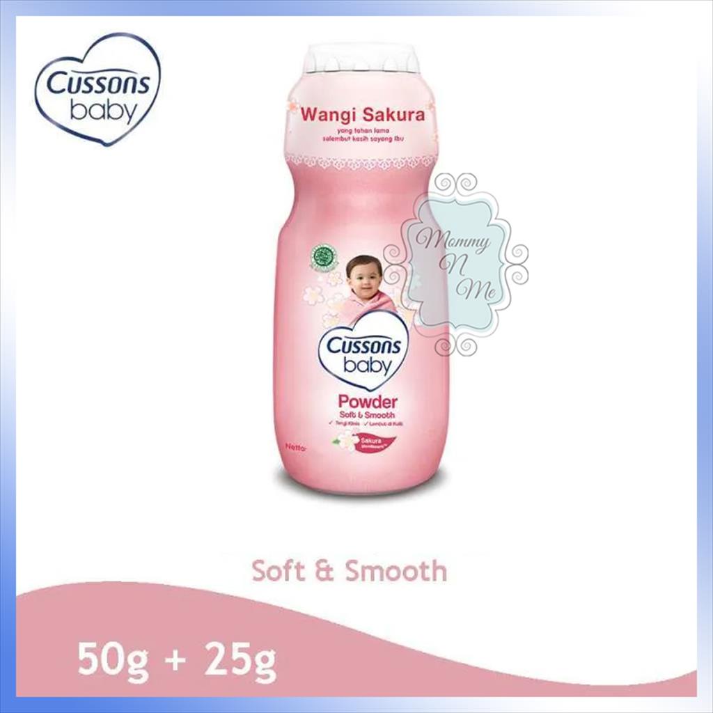 Jual mommynme cussons powder 50 + 25gr pink soft & smooth | Shopee ...