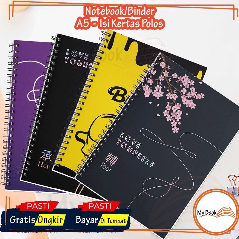 Jual Binder Polos Eksklusif A5 24 Ring Agenda Polos Eksklusif A5 Polos ...